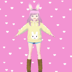 Plaid scarf for VRoid stable - Darmangy - BOOTH