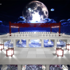 MMD中華風ステージ書斎付き - 月結＠oyue_2ya - BOOTH