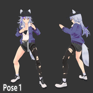 [VRChat] Animation poses - ThatFatKidsMom - BOOTH