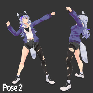 [VRChat] Animation poses - ThatFatKidsMom - BOOTH