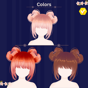 Free Short Hair + Texture | ( Vroid ) - Wishy - BOOTH