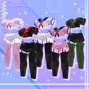 衣裝【【Chalo】】【灰島-haishima-】 【リナ-Lina-】【路地裏のネオ】 【VRChat対応】TAKO NEKO ...