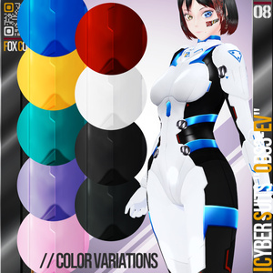 VRoid用 3色展開 騎士鎧 テスタメント - Knight Armor "Testament" 3Colors - Fox Corp ...