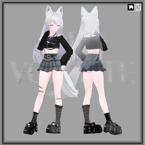 【3アバター対応】♥HYPER♥【VRChat向け衣装モデル】 - PINK♡PUDDING - BOOTH