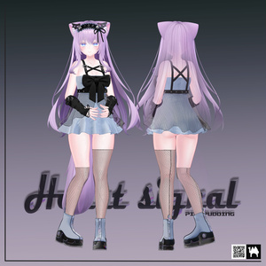 【5アバター対応】♡RIZZ♡【VRChat向け衣装モデル】 - PINK♡PUDDING - BOOTH