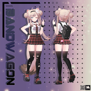 【5アバター対応】♡RIZZ♡【VRChat向け衣装モデル】 - PINK♡PUDDING - BOOTH