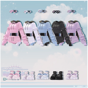 【5アバター対応】♡RIZZ♡【VRChat向け衣装モデル】 - PINK♡PUDDING - BOOTH