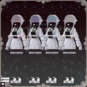 【3アバター対応】 Bandwagon 【VRChat向け衣装モデル】 - PINK♡PUDDING - BOOTH