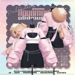 【6アバター対応】 ♥PISCES♥ 【VRChat向け衣装モデル】 - PINK♡PUDDING - BOOTH