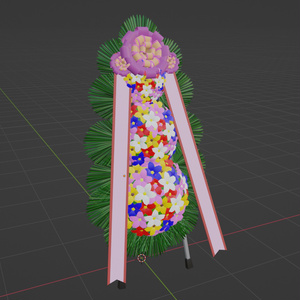 [Vroid] Flower Crown Hair Preset - onlyvirtualrae - BOOTH