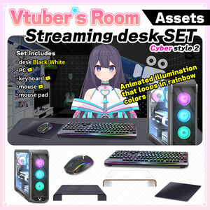 [Free] Silver-haired girl -4 costume set- [Live2D / VTuber free model ...