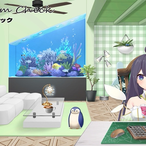 【Cyber】Vtuber Custom Room Set Vol.20【Background Created by ...