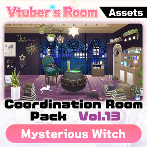 【Free】Vtuber Custom Room Set Vol.1【Background Created by Usanekomemory ...