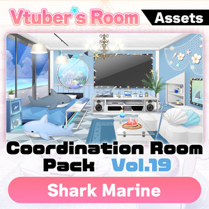 【Free】Vtuber Custom Room Set Vol.1【Background Created by Usanekomemory ...