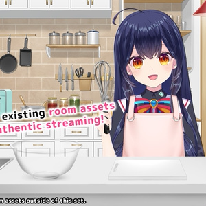 [Free] Silver-haired girl -4 costume set- [Live2D / VTuber free model ...