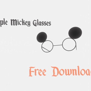 Not-so-well-designed Mickey Mouse Glasses (For Unity, Blender and ...