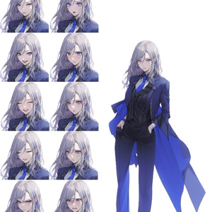 【立ち絵】白人女性B【TRPG】【表情差分】 - しゃら - BOOTH