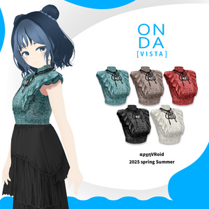 【VRoid】ロングニットマフラー Long knit scarf - αρχη_vroid/アルケー - BOOTH