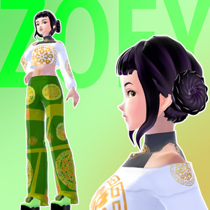 Rumi's braid (kpop demon hunters - huntrix) - TaraLuzFantasy shop - BOOTH