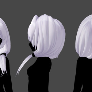 💞 bob hair new (No.2) ㅡ 【 VRChat Hair / 3Dヘアモデル】 - SweetCloud_3D - BOOTH