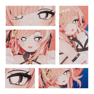 [14 Avatars] Shinigami Eyes and Make Up Textures - Kandake's Nest - BOOTH