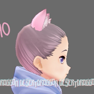 VRoid Sweptback Mohawk Hair Preset - desertdraggon - BOOTH