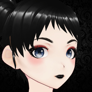 VTuber向け バーチャルYouTuber 配信用 Short pastel pink cute hair with ponytails ...