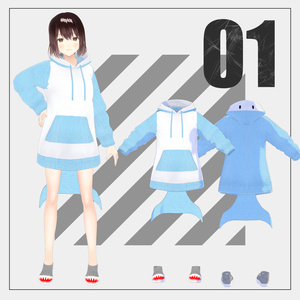 vroid sharkに関する人気の同人グッズ35点を通販できる! - BOOTH