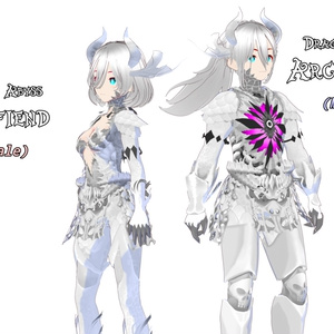 "Knights" [ T ] Outfit version -FEMALE - MB3rry -moccaberry - BOOTH