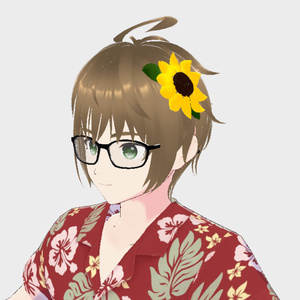 [Vroid] Flower Crown Hair Preset - onlyvirtualrae - BOOTH