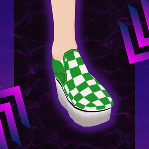 VRoid Vans Shoe Texture Purple - justanotheramy - BOOTH
