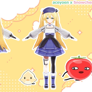 Sameko Saba 3D Model - 鮫子さば 3Dモデル - VRChat MMD Blender VRM Fanart ...