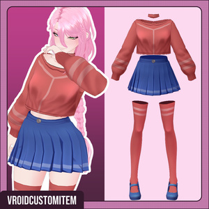 Chibi VRoid base editable model - Mao Sakurai - BOOTH