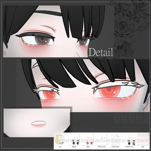 YUGI & MIYO 】Makeup+eye texture - OXNA - BOOTH