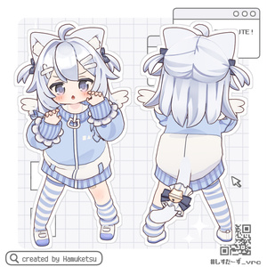 オリジナル3Dモデル「ぽんとちゅね pon&chune」 #chibi_kemo - Sisters! - BOOTH