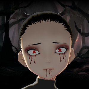 #16 ~ Free Bruned Zombie Face Paint for VRoid Studio - RainUnderMyEyes ...