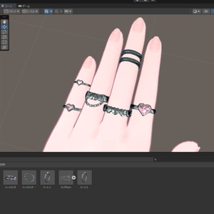【無料】「VRCカメラフレームキーホルダー」【phys bone使用】 - 下川wiki - BOOTH