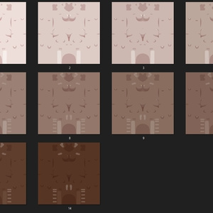 Vroid Anime Skin Various Colors - Free - ArgamaWitch - BOOTH