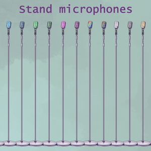 2D microphone [Free Vtuber asset] - storytaker - BOOTH