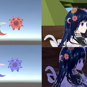 オリジナル3Dモデル 『サンタ帽子 * Santa-hat』VRChat * cluster - fragment of time - BOOTH