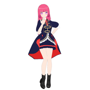 Free Vroid Cyber Cat Coord Kiratto Pri☆Chan - Lucariaura - BOOTH