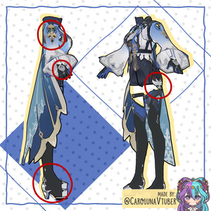 【VROID: Outfit】FAN-MADE Xiangling - carolunashop - BOOTH