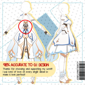 【VROID: Outfit】FAN-MADE Xiangling - Woneshop - BOOTH