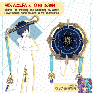 【VROID: Hair】FAN-MADE Akasha - Woneshop - BOOTH