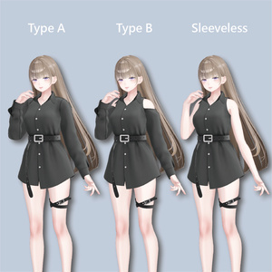 Odango Ponytail 🍡【15Avatars対応】 VRChat Gimmick Hair - APIN SHOP - BOOTH