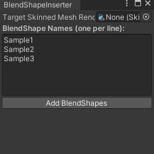 [Free] BlendShapeの内容を編集できるUnityツール【BlendShapeSimpleEditor】 - 1RST 🟥🟧🟨⬜ - BOOTH