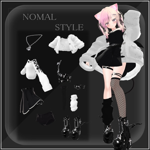 【8アバター対応】Back lace up classic【VRChat想定】 - Lala à la made - BOOTH