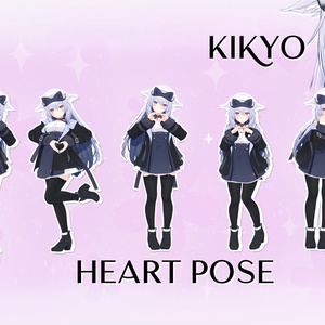 Pose Set 「IDOL」 7 Poses - VRChat (7 Avatars) - Feder - BOOTH