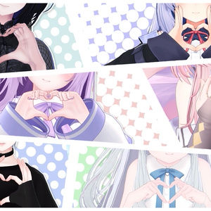 Pose Set 「IDOL」 7 Poses - VRChat (7 Avatars) - Feder - BOOTH