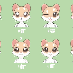 Mewchi, Chibi/Kemono Furry Kitty Cat Base VRChat Avatar - drawforfood ...
